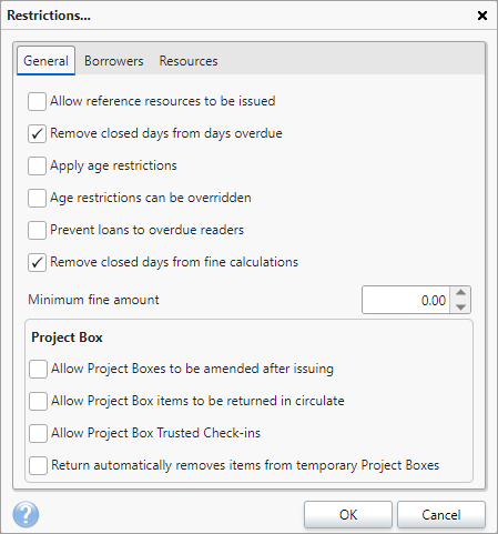 Changing Restriction Settings