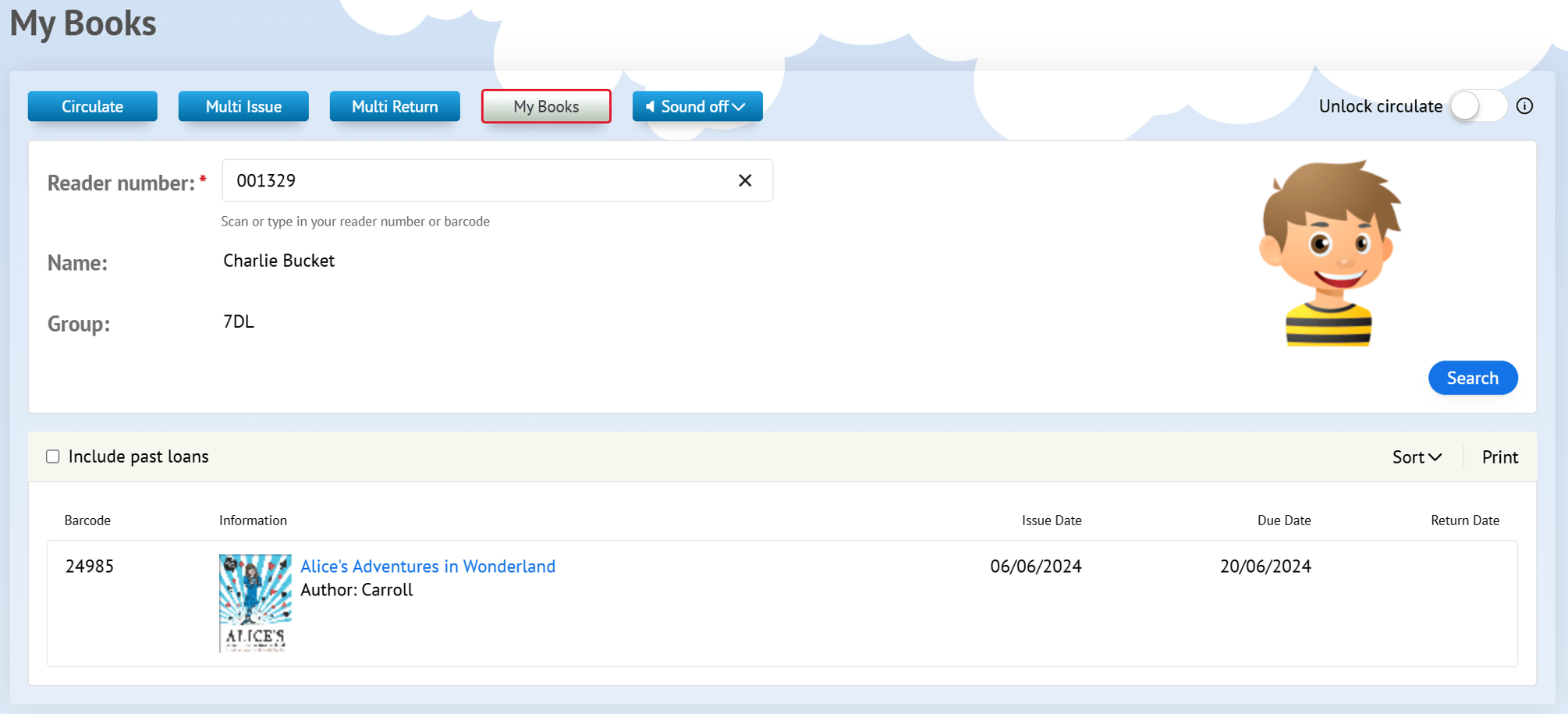 My Books (Student Circulate)