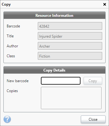 Using the Copy Function